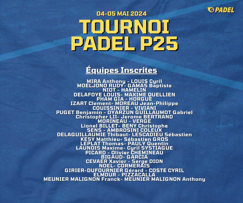 P25 MONT COFFYN | Ligue Caledonienne de tennis