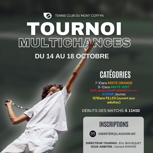 Mont Coffyn 14-18 octobre | Ligue Caledonienne de tennis